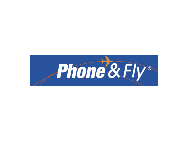 Phone & Fly Logo PNG Transparent & SVG Vector - Freebie Supply