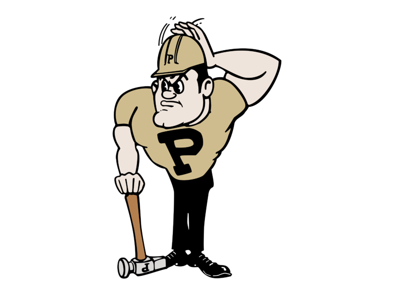 Purdue University Pete Logo PNG Transparent & SVG Vector - Freebie Supply
