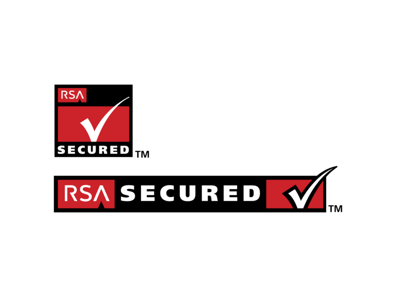 RSA Secured Logo PNG Transparent & SVG Vector - Freebie Supply