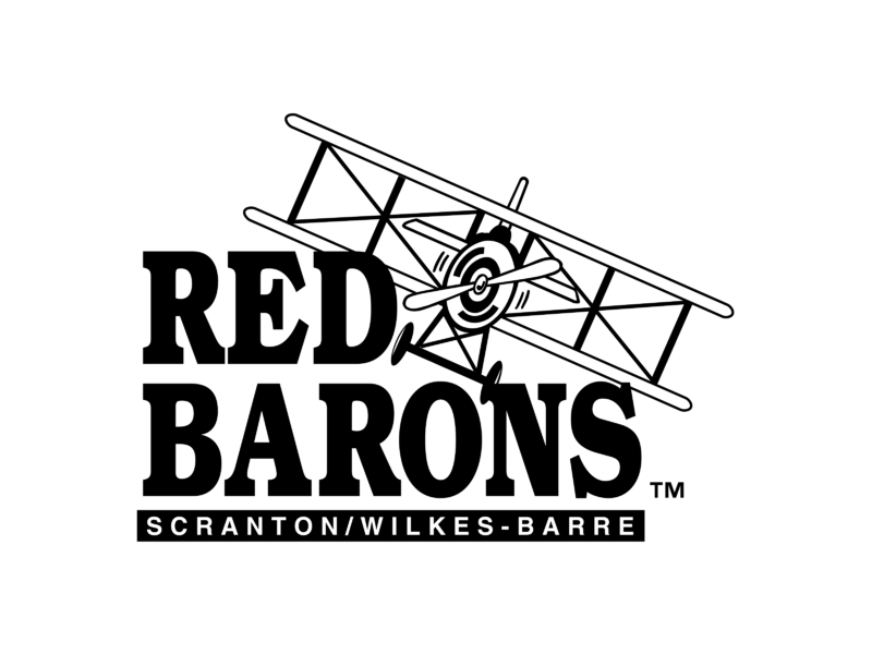 Scranton Wilkes Barre Red Barons Logo PNG Transparent & SVG Vector ...