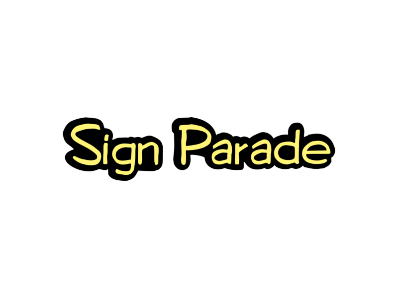 Sign Parade Logo PNG Transparent & SVG Vector - Freebie Supply