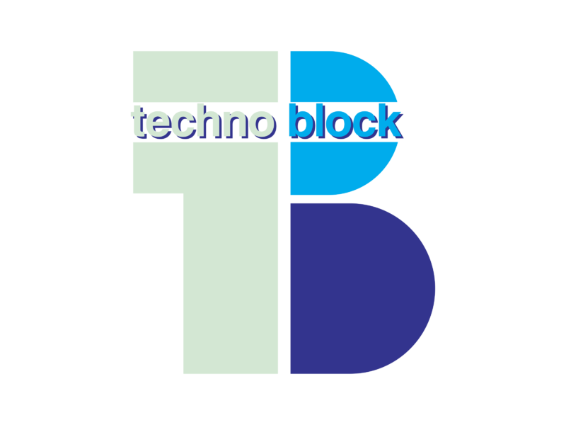 Techno Block Logo PNG Transparent & SVG Vector - Freebie Supply