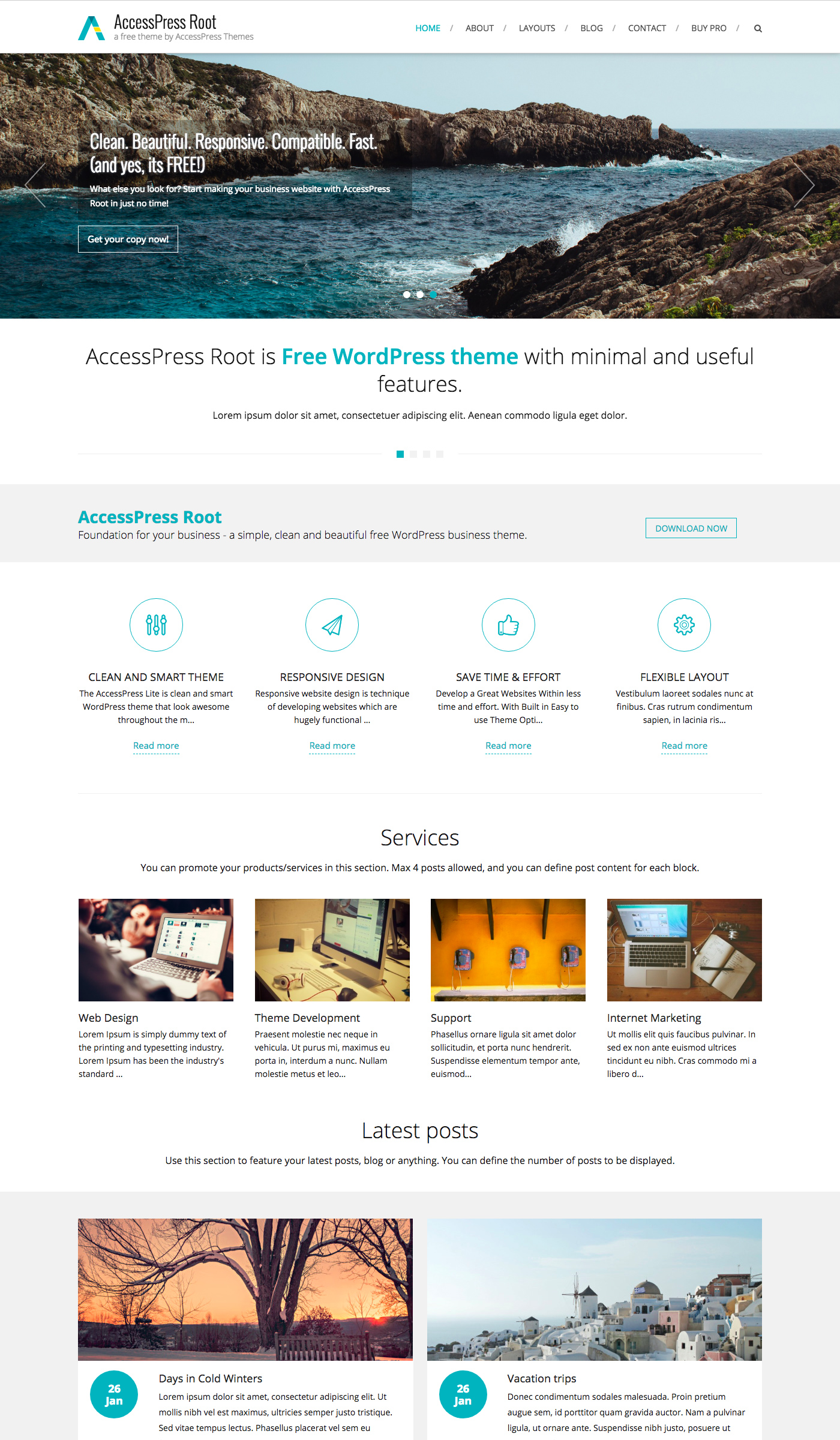 AccessPress Root - Free Ecommerce WordPress Theme - Freebie Supply