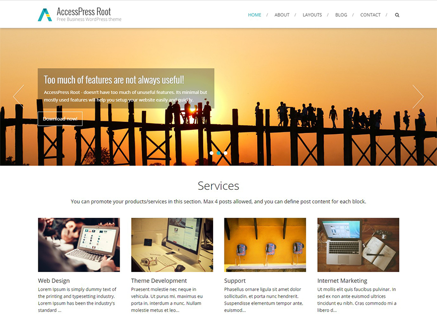 AccessPress Root - Free Ecommerce WordPress Theme - Freebie Supply