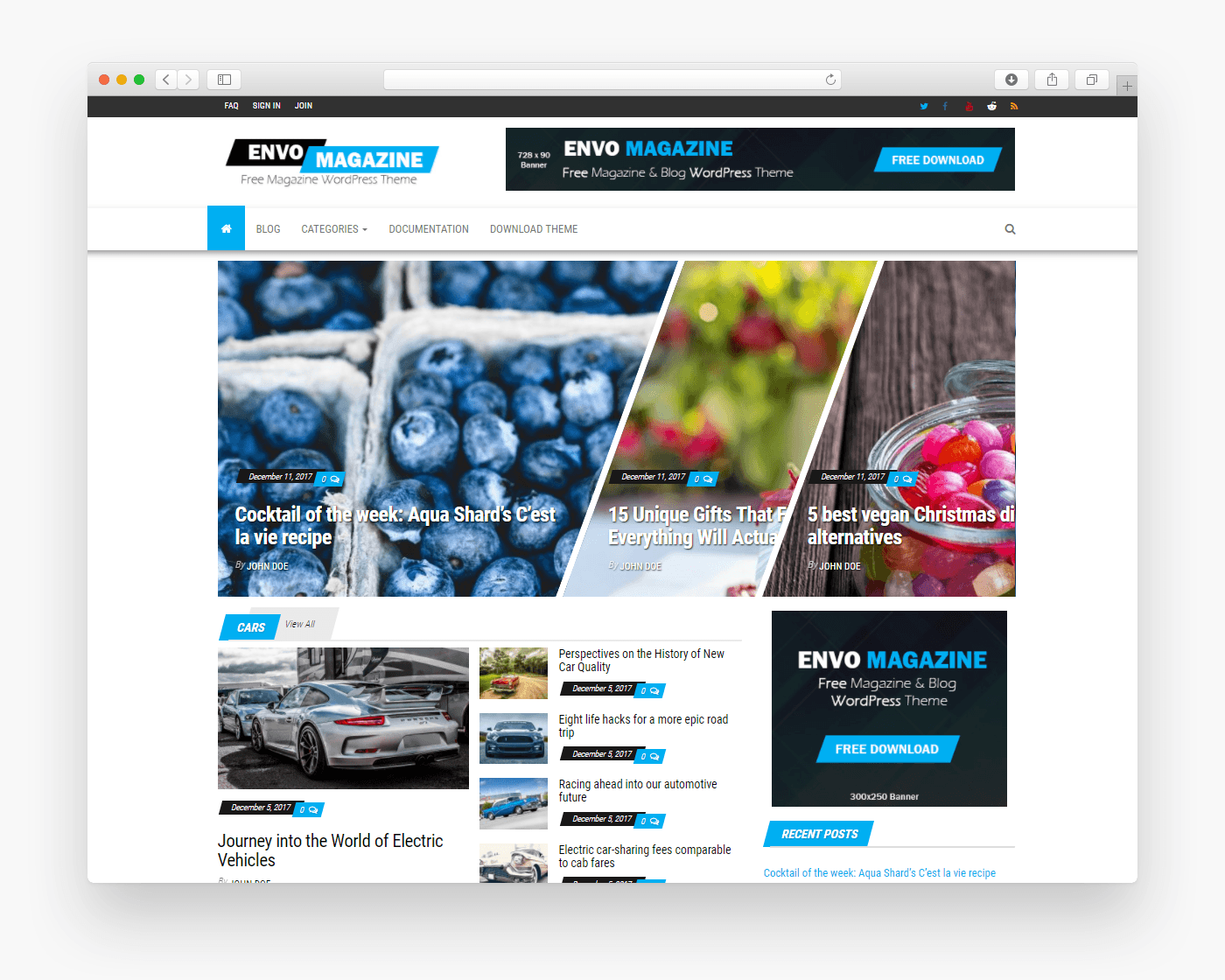 Envo Magazine - Free Magazine WordPress Theme - Freebie Supply