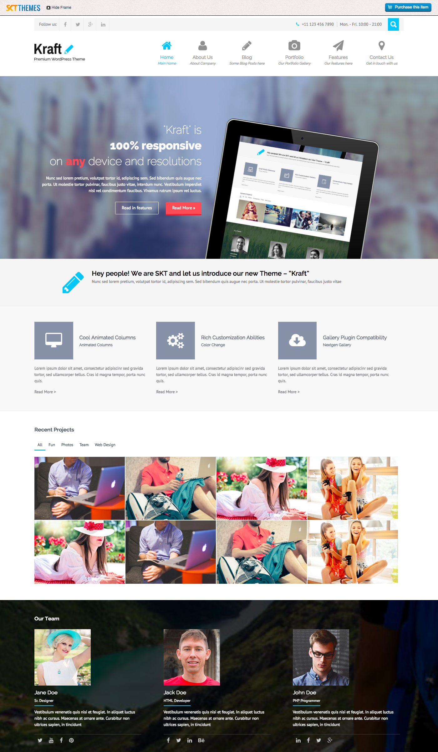 Kraft Lite - Free Ecommerce WordPress Theme - Freebie Supply
