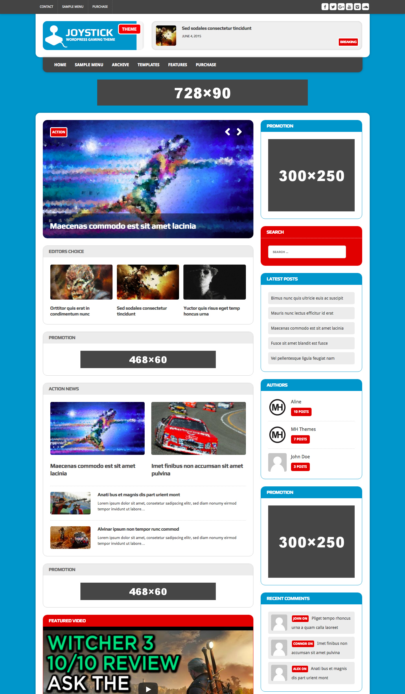 MH Joystick lite - Free Magazine WordPress Theme - Freebie Supply
