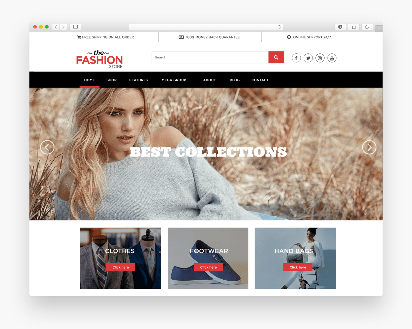 Multipurpose Ecommerce - Free Ecommerce WordPress Theme - Freebie Supply