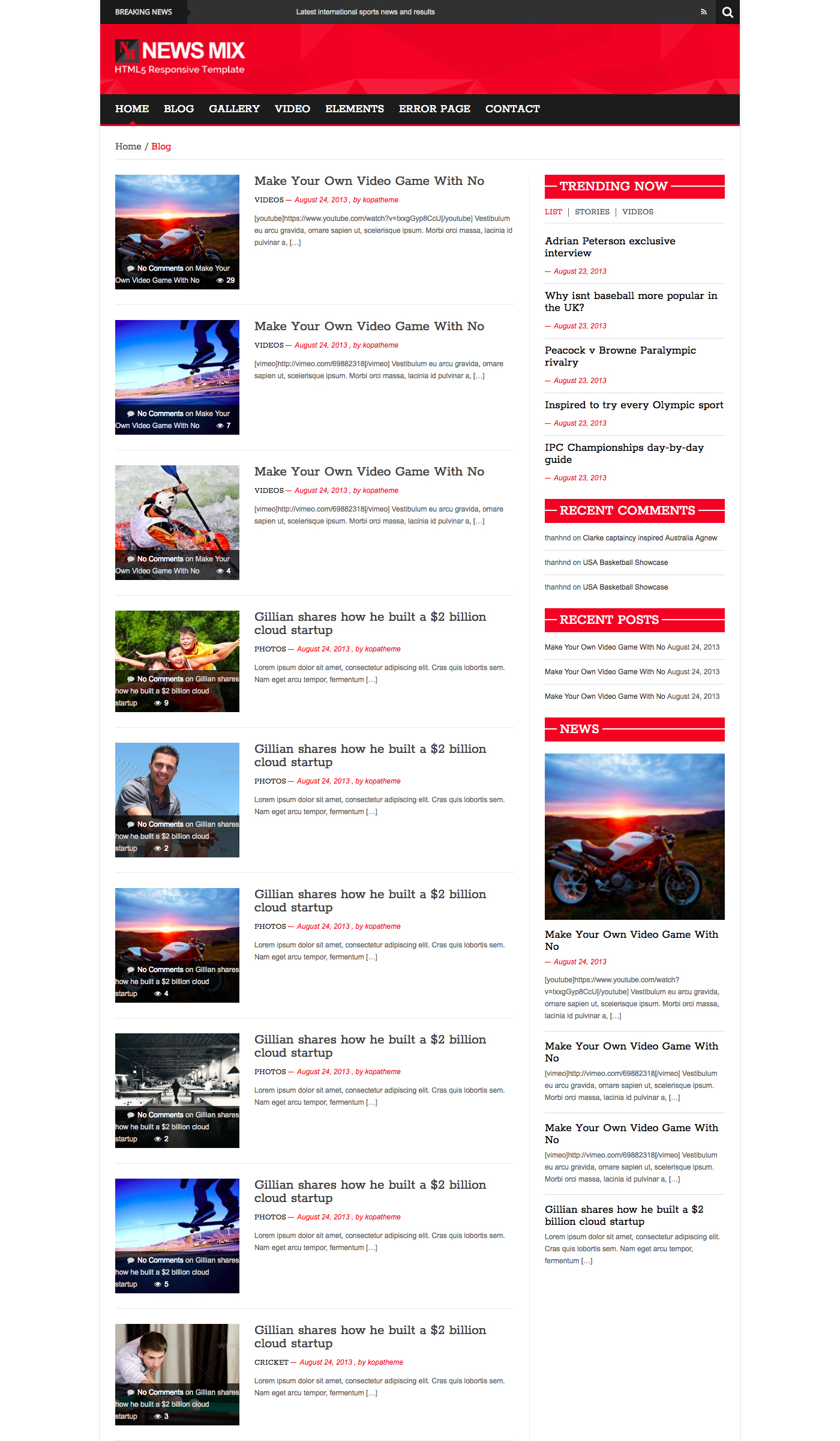 News Mix Lite - Free Magazine WordPress Theme - Freebie Supply