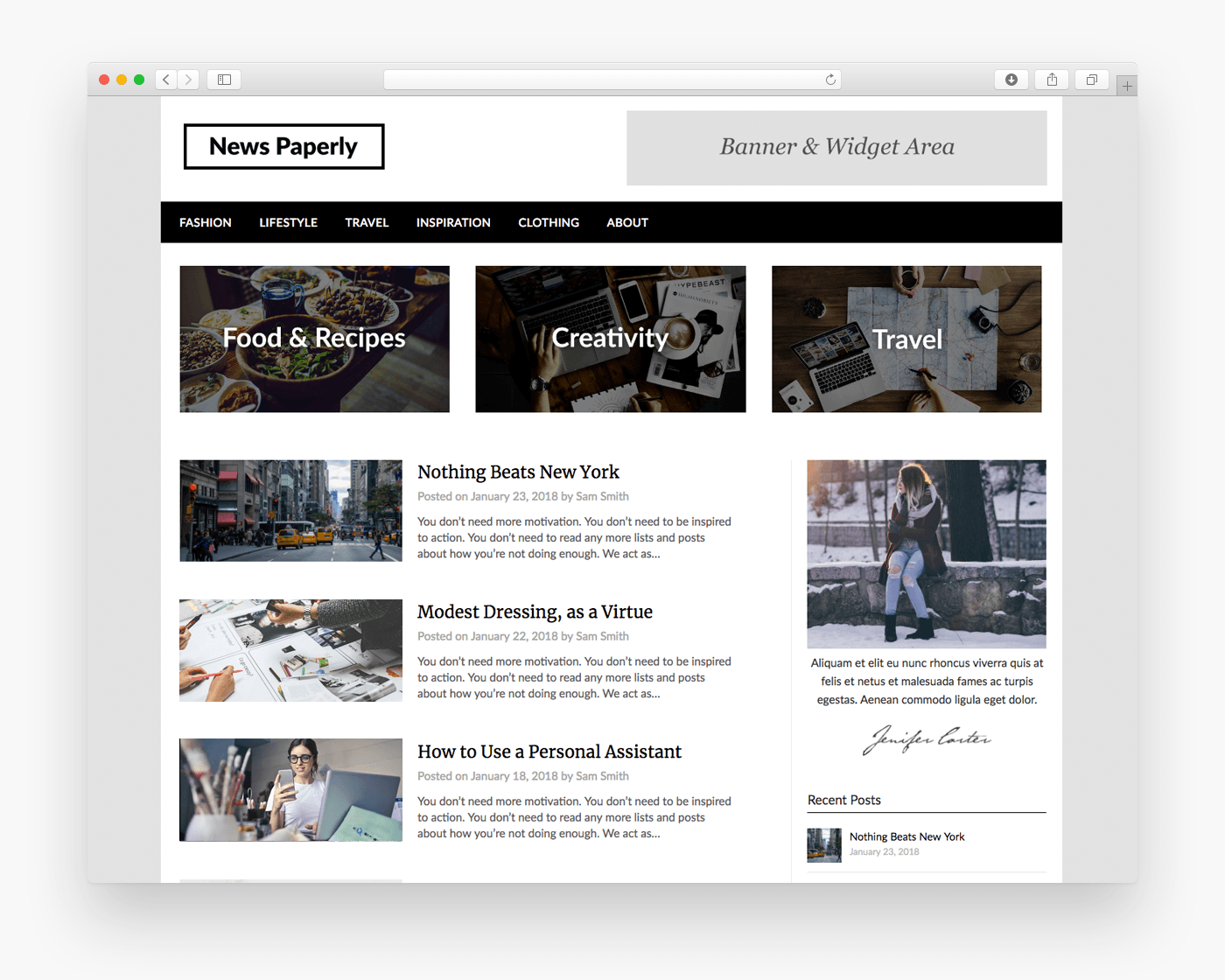 Newspaperly - Free Magazine WordPress Theme - Freebie Supply