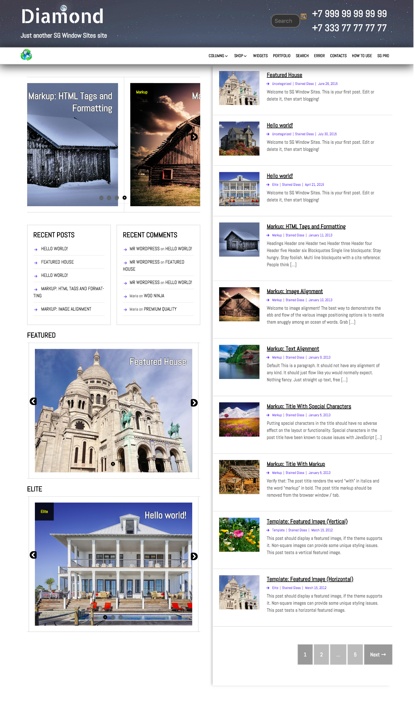 SG Diamond - Free Ecommerce WordPress Theme - Freebie Supply