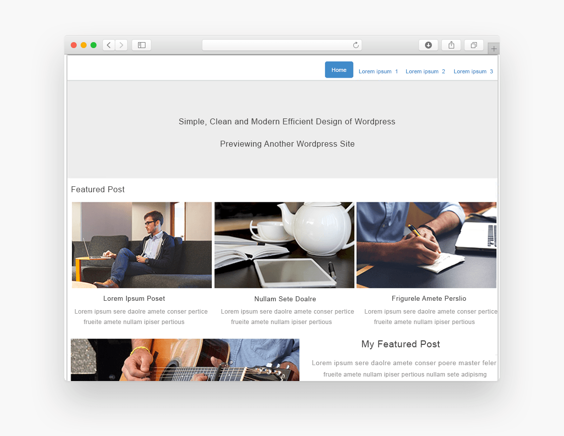 TemplateToaster - Free Bootstrap WordPress Theme - Freebie Supply