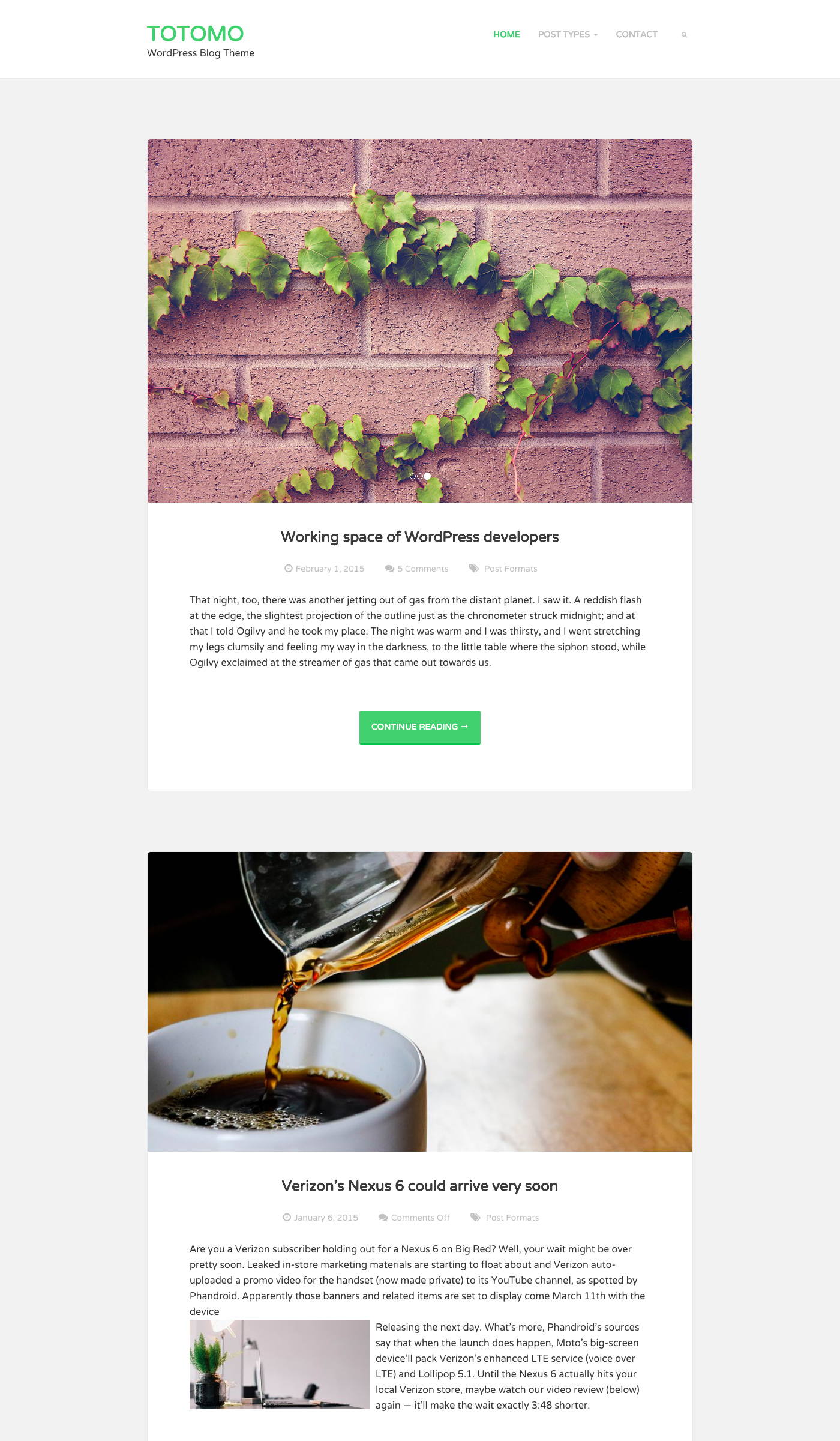 Totomo - Free Portfolio WordPress Theme - Freebie Supply