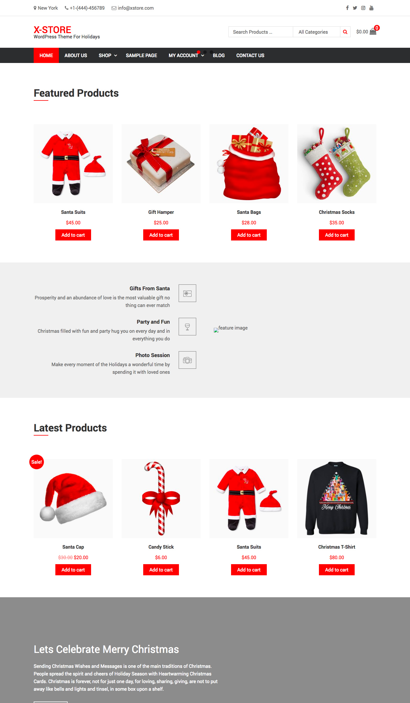 x-Store - Free Ecommerce WordPress Theme - Freebie Supply