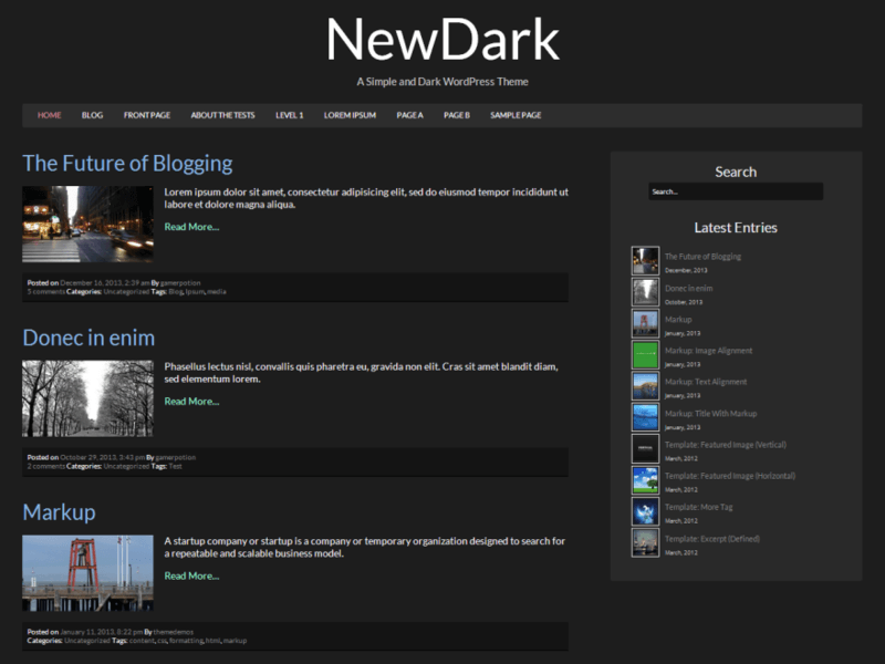 45+ Best Free Black WordPress Themes 2025 - Freebie Supply